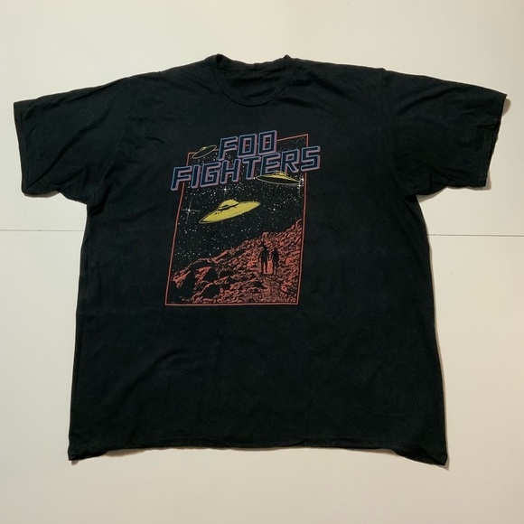 Shirts | Foo Fighters Ufo Flying Saucer Space Dave Grohl Rock Band ...